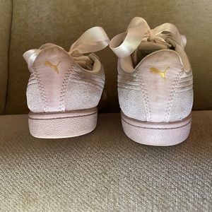 Puma | Shoes | Puma Vikki Ribbon Satin Sneakers | Poshmark